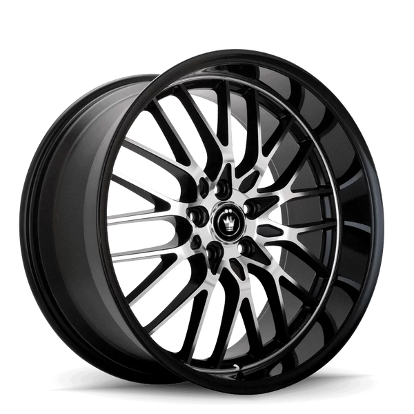 Konig Lace Gloss Black / Machined Face – Wheels Collection Ltd.