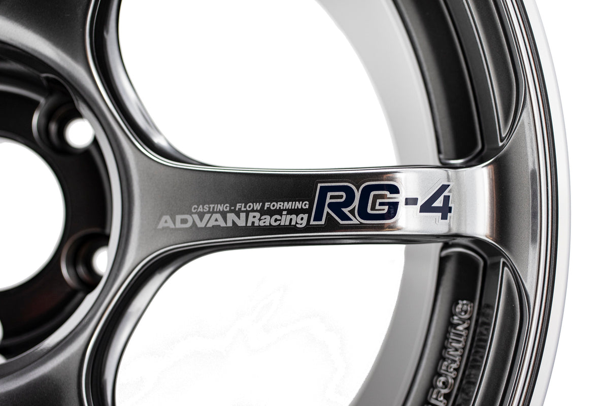 Advan Racing RG4 Racing Hyper Black & Ring – Wheels Collection Ltd.