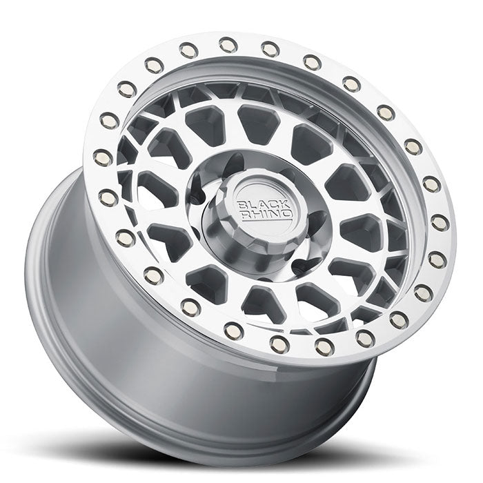 Black Rhino Primm Silver w/ Mirror Face & Machined Ring – Wheels ...